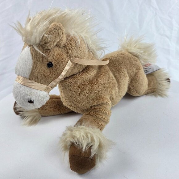 Gund | Toys | Gund Horse Plush Tan Fanning Pony Fuzzy Mane Tail ...